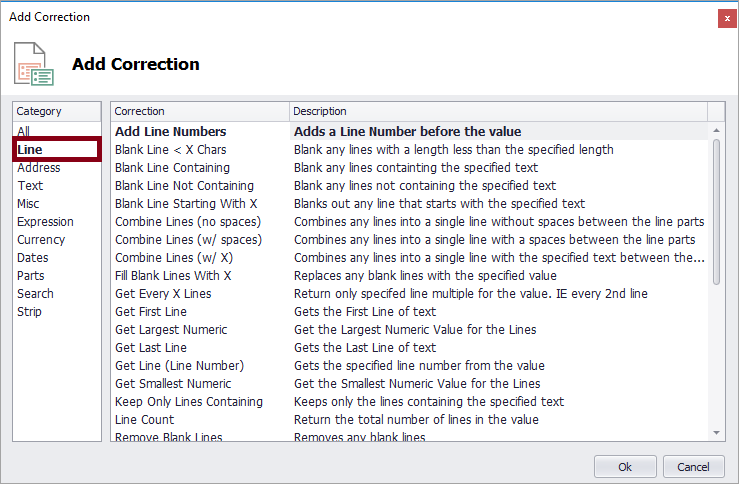 Line Correction Rules 0686